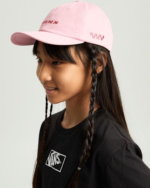 Vans Kids Check Side Bill Jockey Hat in Pink | Lyst UK