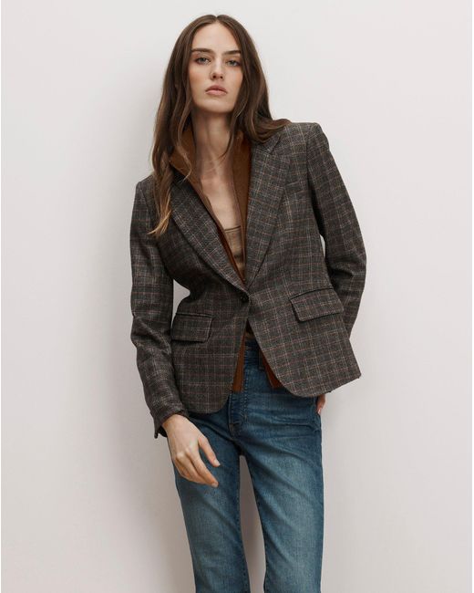 Veronica Beard Tyra Plaid Dickey Jacket | Lyst