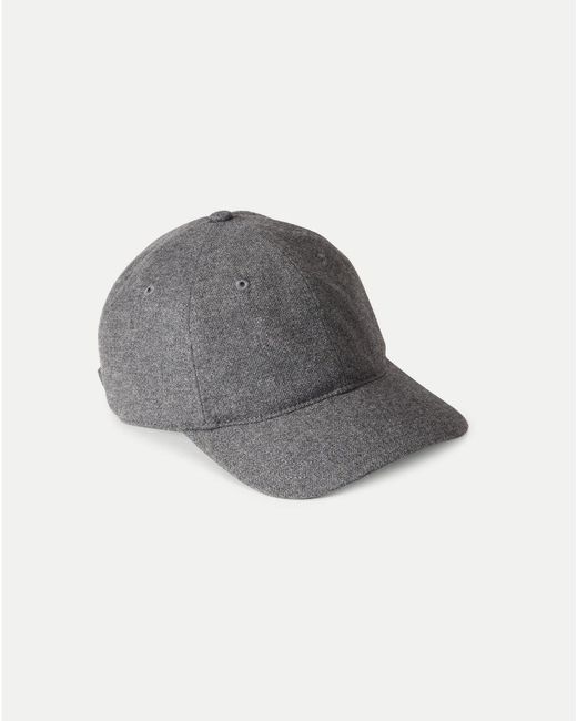 Veronica Beard Flannel Baseball Cap in Gray | Lyst