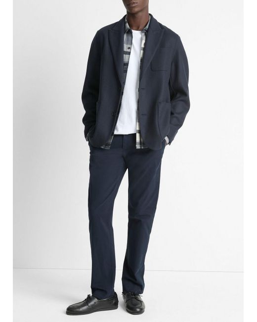 Vince Italian Splittable Wool-Blend Blazer, Coastal in Blue for Men | Lyst