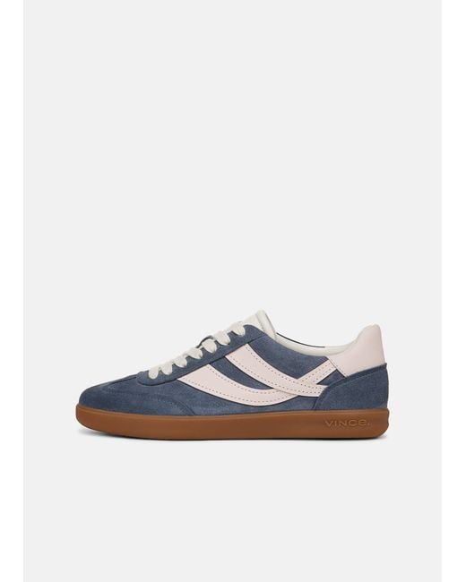Vince Oasis Suede & Leather Sneaker in White | Lyst