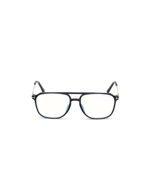 Tom Ford Ft5665-B 020 Optical Frames Injected Squared Normal in Black ...