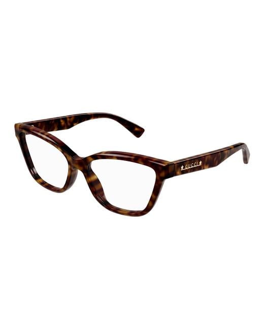 Gucci Gg1589O 002 Optical Frames Acetate Transparent Cat Eye in Black ...