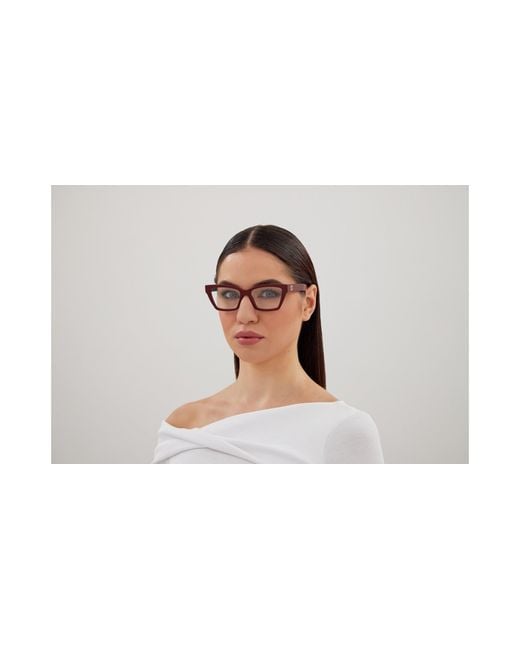 Gucci Gg1715O 003 Optical Frames Injected Transparent Cat Eye in Black ...