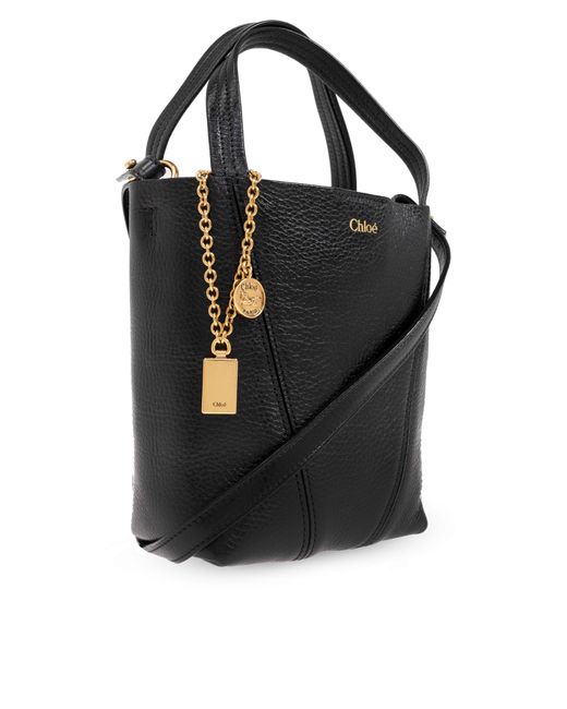 Chloé Handbag Spin in Black | Lyst UK