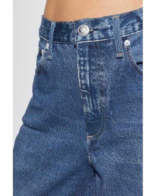 Rag & Bone Wide-Leg Trousers in Blue | Lyst UK