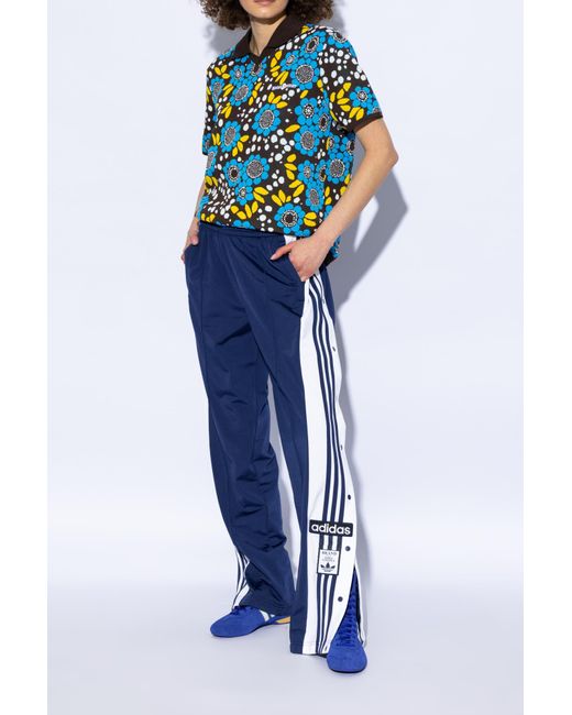 adidas Originals 'Rasant Mid W' High-Top Sneakers in Blue | Lyst