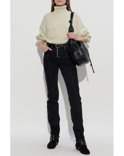 Isabel Marant Jeans 'Silviana' in Black | Lyst UK