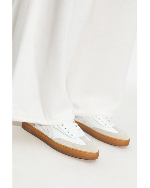 Stuart Weitzman "Runaround" Sports Shoes in White | Lyst