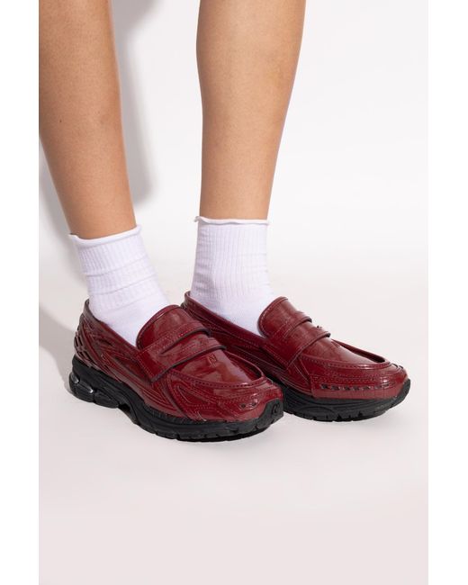 New Balance "1906L" Loafers Shoes in Red | Lyst