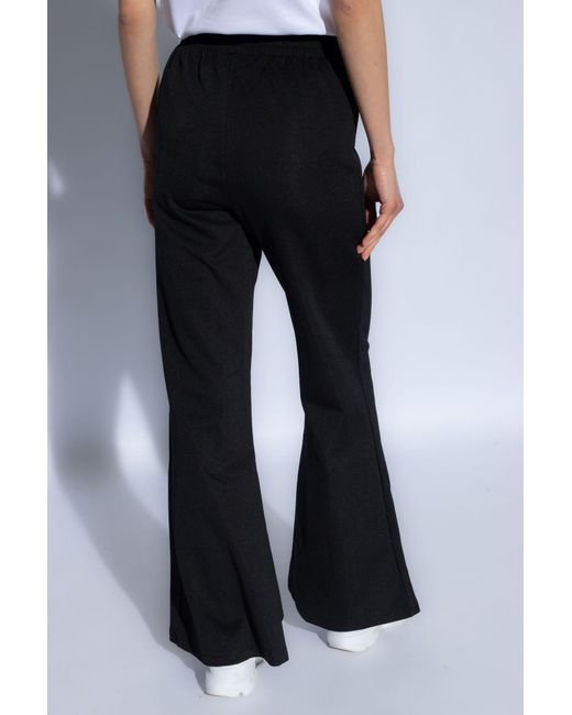 adidas Originals Flared Sweatpants, in Black | Lyst