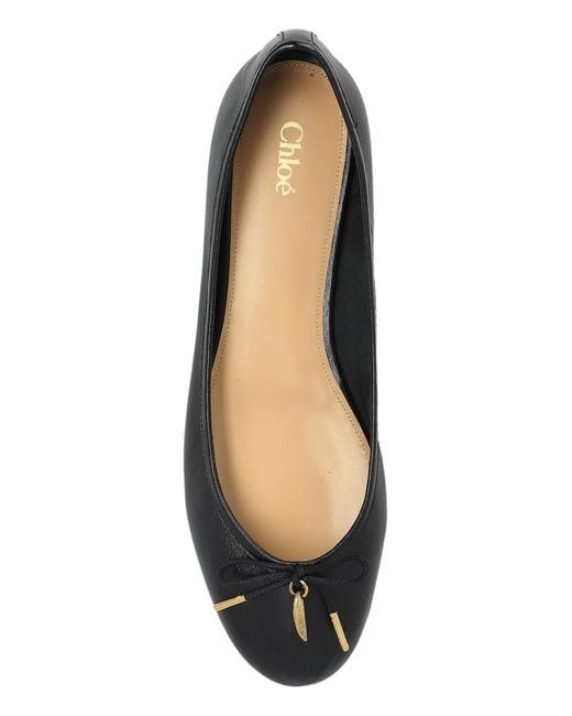 Chloé Ballet Flats Iris in Black | Lyst