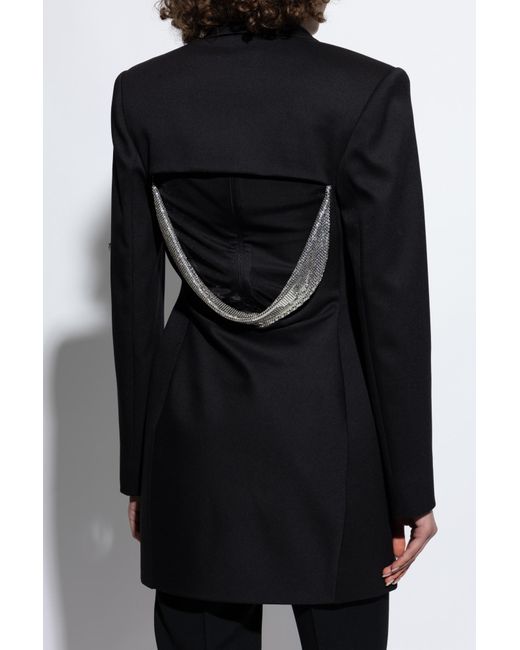Versace Dress With Back Cut-Out in Black | Lyst