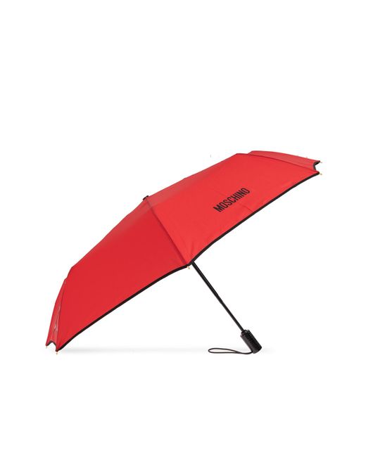 Moschino Folding Umbrella in Red | Lyst UK