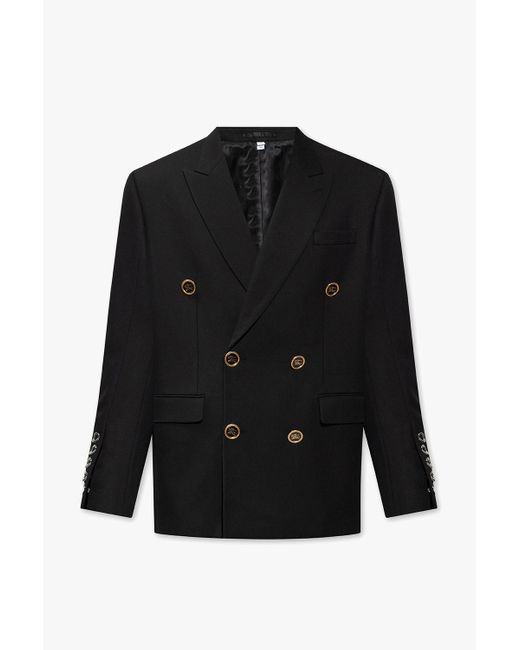 Burberry Double-breasted Blazer in Black for Men | Lyst Canada Burberry Double-breasted Blazer in Black for Men | Lyst Canada