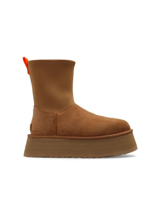 UGG 'classic Dipper' Platform Boots in Brown | Lyst