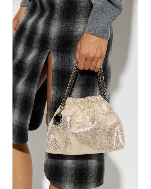 Stella McCartney "Falabella Mini" Bag in Natural | Lyst UK