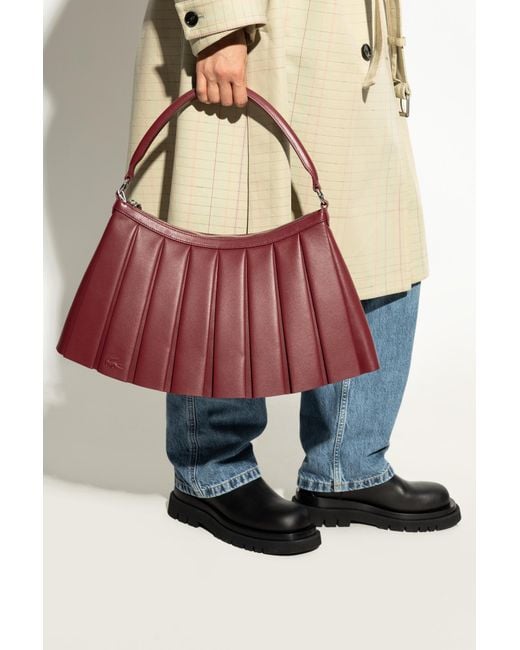 Lacoste Shoulder Bag Lenglen Medium in Red | Lyst