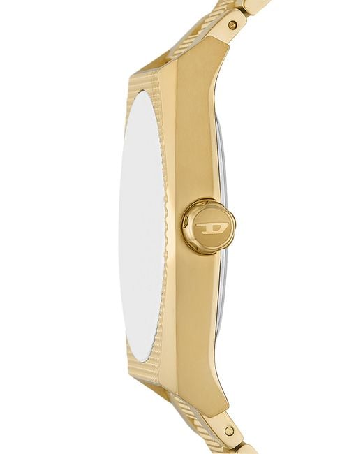 DIESEL Steel Watch "scraper", in Metallic for Men | Lyst UK