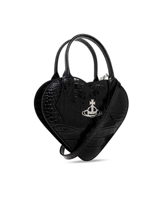 Vivienne Westwood Josephine Heart Handbag in Black | Lyst