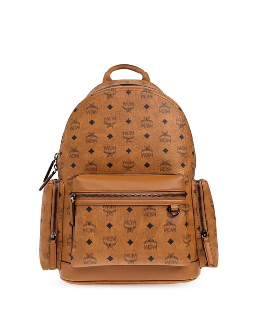 MCM Backpack Stark in Black for Men | Lyst