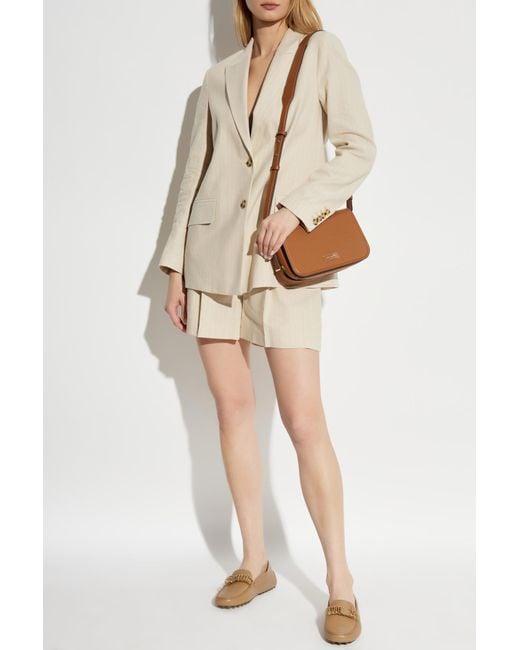 Paul Smith Blazer With Pinstripe Pattern in Natural | Lyst