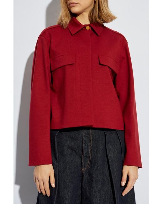 Max Mara Jacket Talamo in Red | Lyst