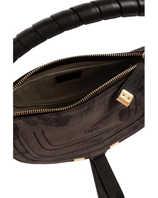 Chloé Shoulder Bag 'Marcie Mini' in Black | Lyst UK