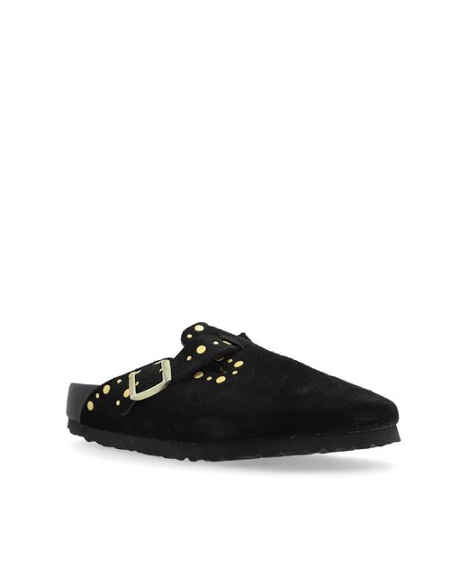 Birkenstock Clogs Boston Rivet Border in Blue | Lyst