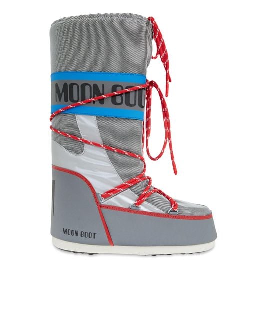 Moon Boot Snow Boots 'Mb Icon Space Racing' in Blue for Men | Lyst UK