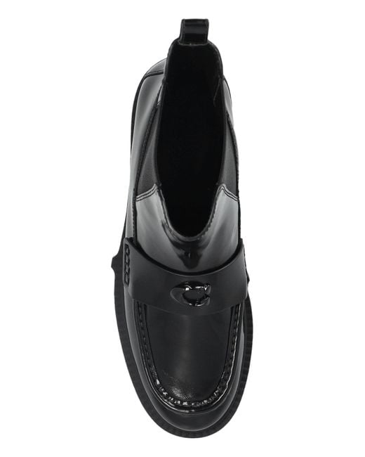 COACH Booties Louisa in Black | Lyst