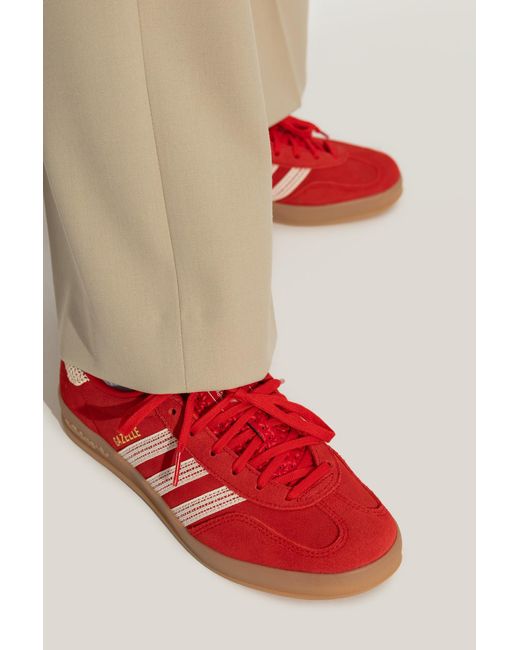 adidas Originals Sports Shoes Gazelle Indoor in Red | Lyst