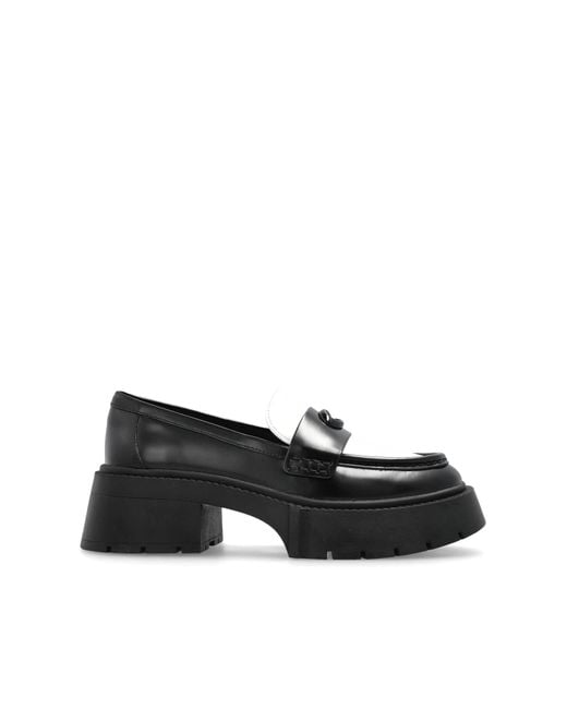 COACH Leah Platform Loafers Shoes in Blue | Lyst