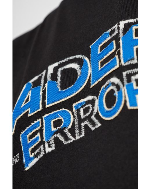 Adererror T-Shirt With Logo in Black | Lyst UK