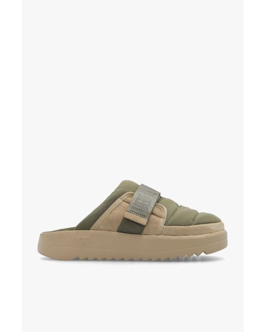 UGG 'maxxer' Slides in Green for Men | Lyst