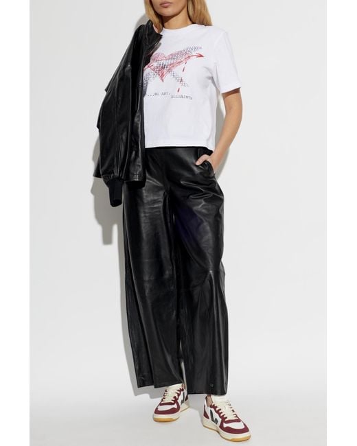 Veja "V-10 Prime Leather" Sports Shoes in White | Lyst UK