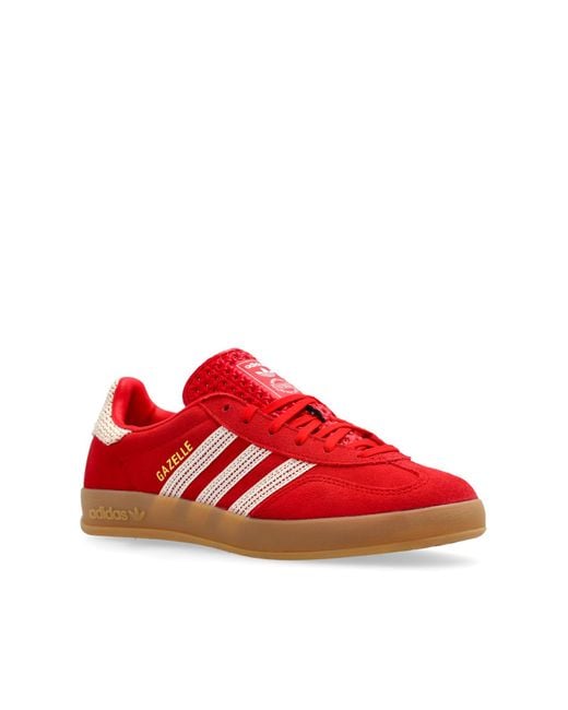 adidas Originals Sports Shoes Gazelle Indoor in Red | Lyst