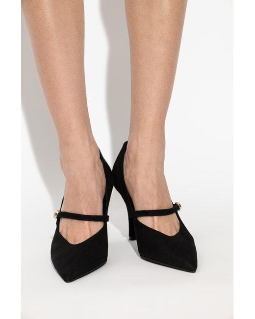 Furla Mary Jane Pumps in Black | Lyst UK
