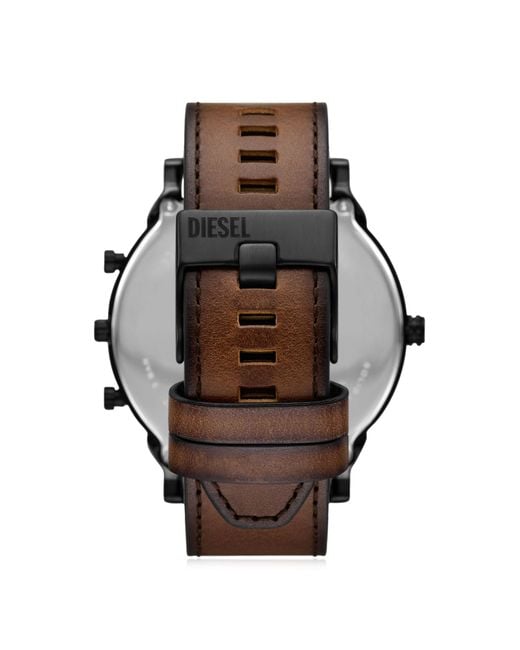 DIESEL Steel Watch "mr Daddy Slim", in Black for Men | Lyst UK
