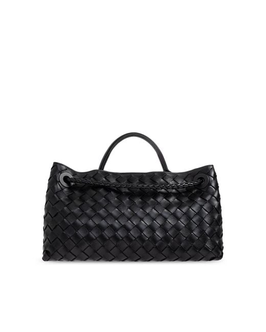 Bottega Veneta "Andiamo" Hand Bag in Black | Lyst