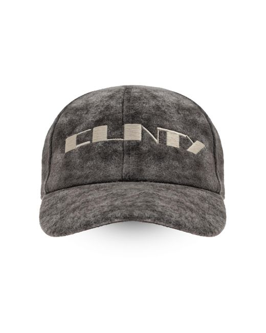 Rick Owens Baseball Cap in Grey | Lyst UK