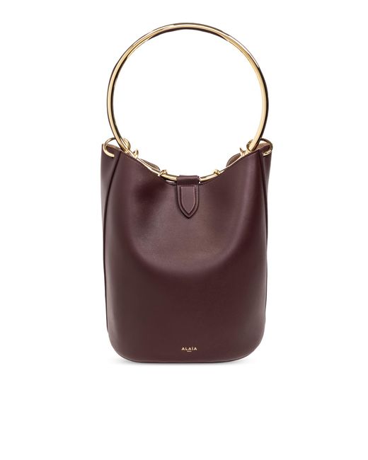 Alaïa Handbag 'Ring' in Red | Lyst