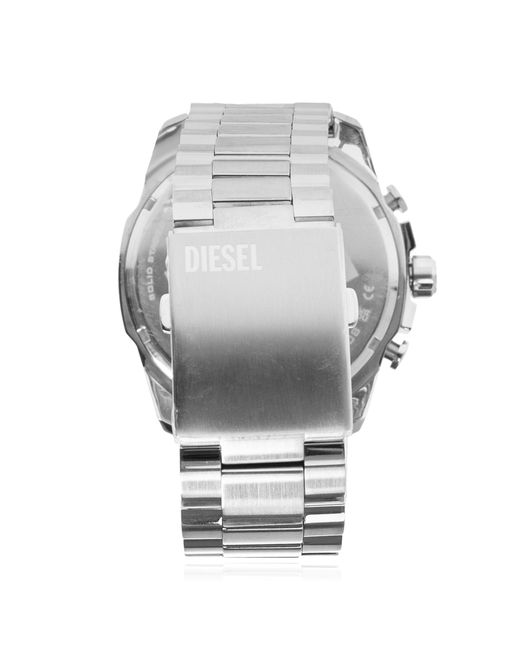 DIESEL Steel Watch "Mega Chief" in Metallic for Men | Lyst UK