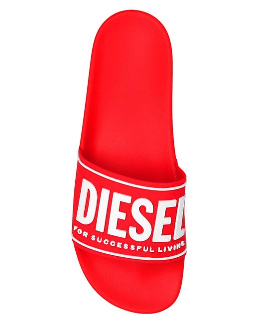 DIESEL 'sa-mayemi' Slides in Red for Men | Lyst