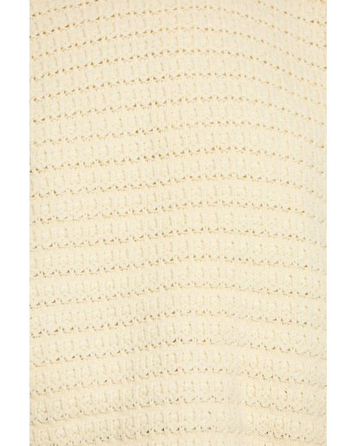 Ganni Wool Sweater in Natural | Lyst UK