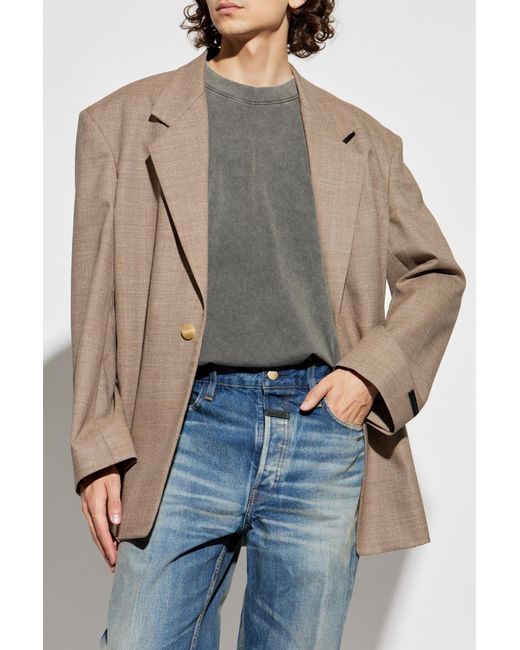 Fear Of God Wool Suit in Brown for Men | Lyst UK
