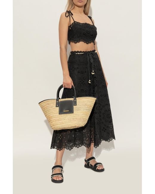 COACH Flat Sandals in Black | Lyst UK