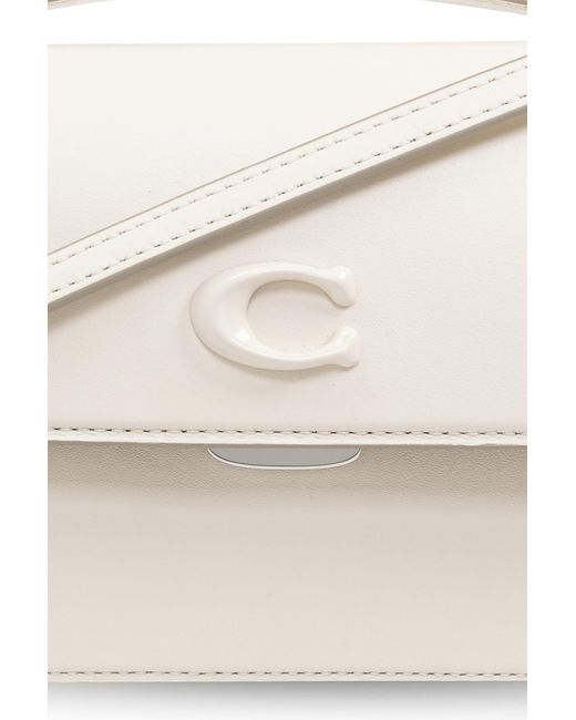 COACH Shoulder Bag 'Juno' in Natural | Lyst