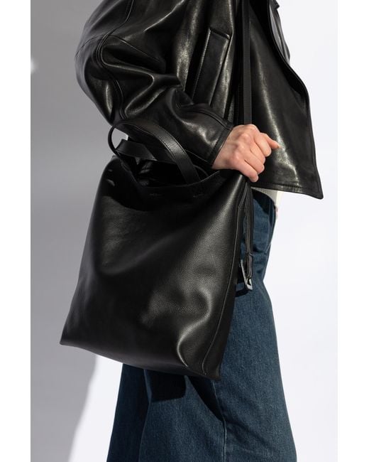 A.P.C. 'Maiko Medium' Shopper Bag in Black | Lyst