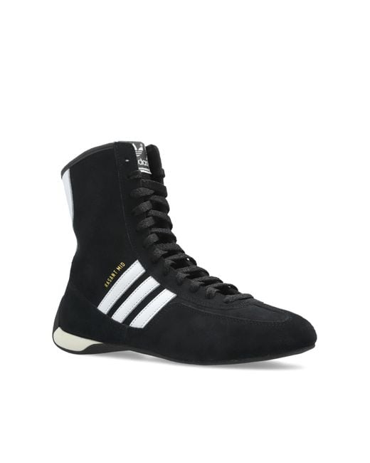 adidas Originals Ankle-High Sports Shoes Rasant Mid in Black | Lyst